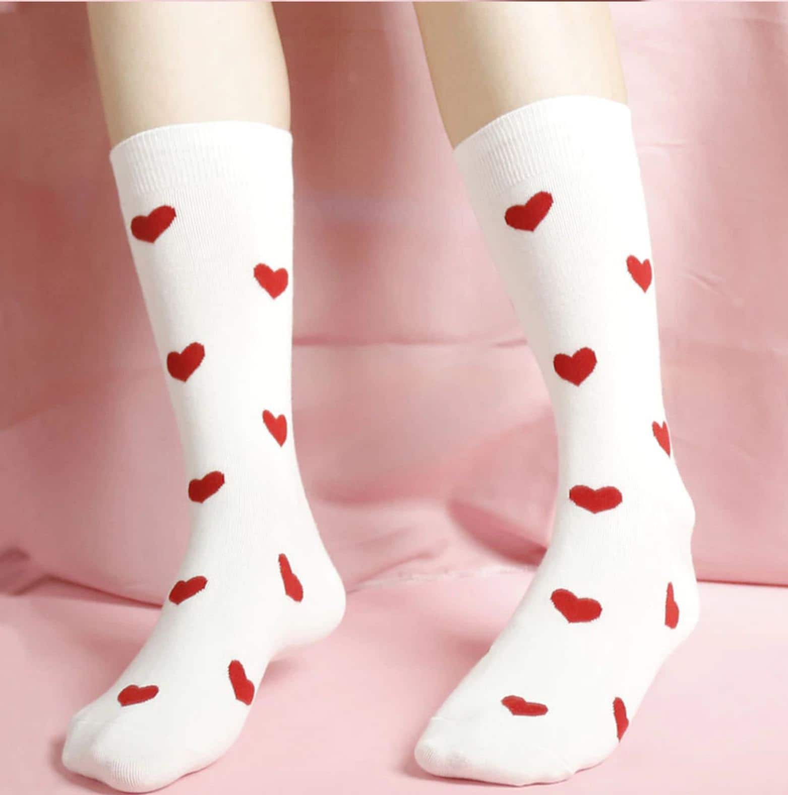 Cute Heart Socks